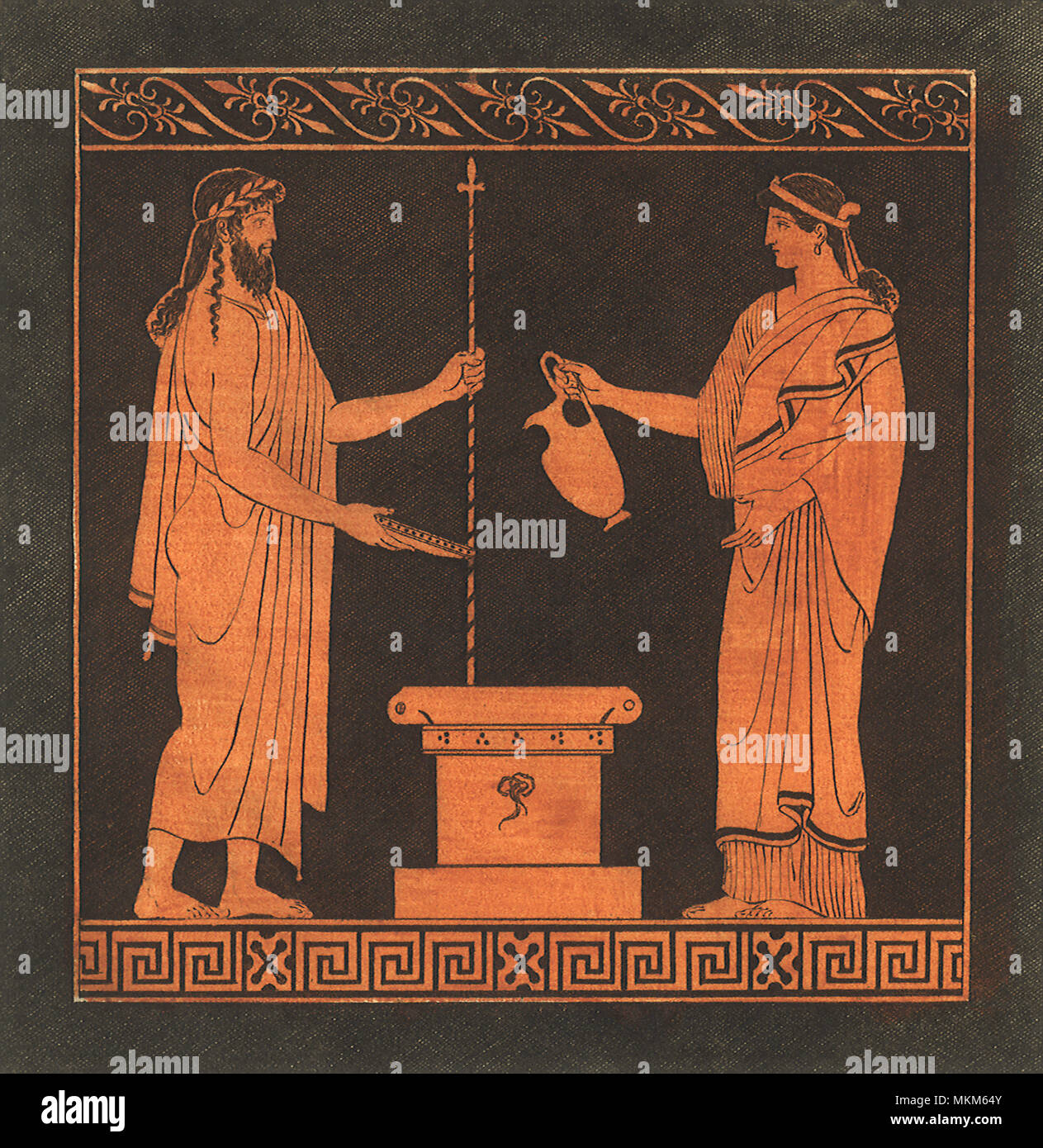 Greek key pattern hi-res stock photography and images - Alamy