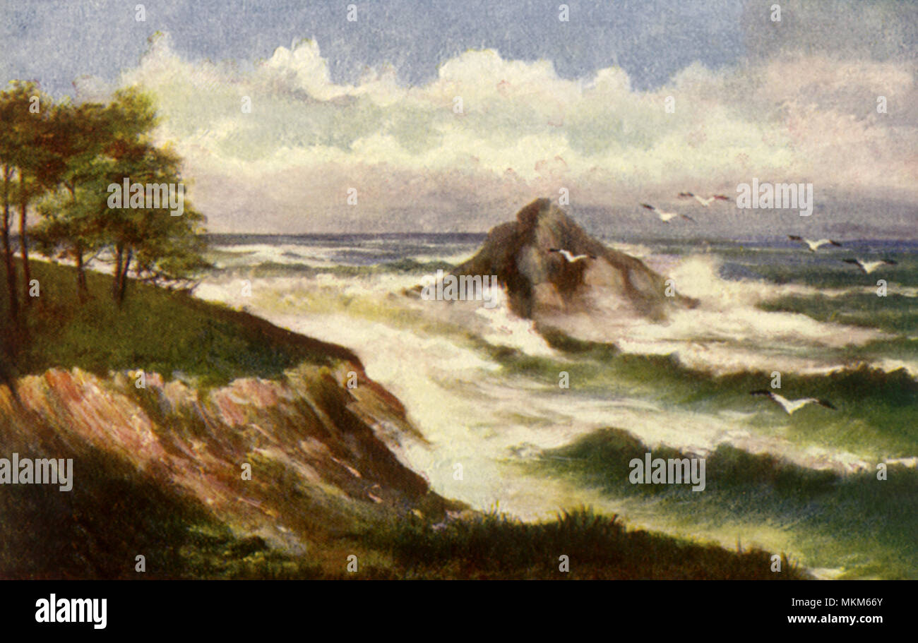 Thatcher Rock. Torquay Stock Photo - Alamy