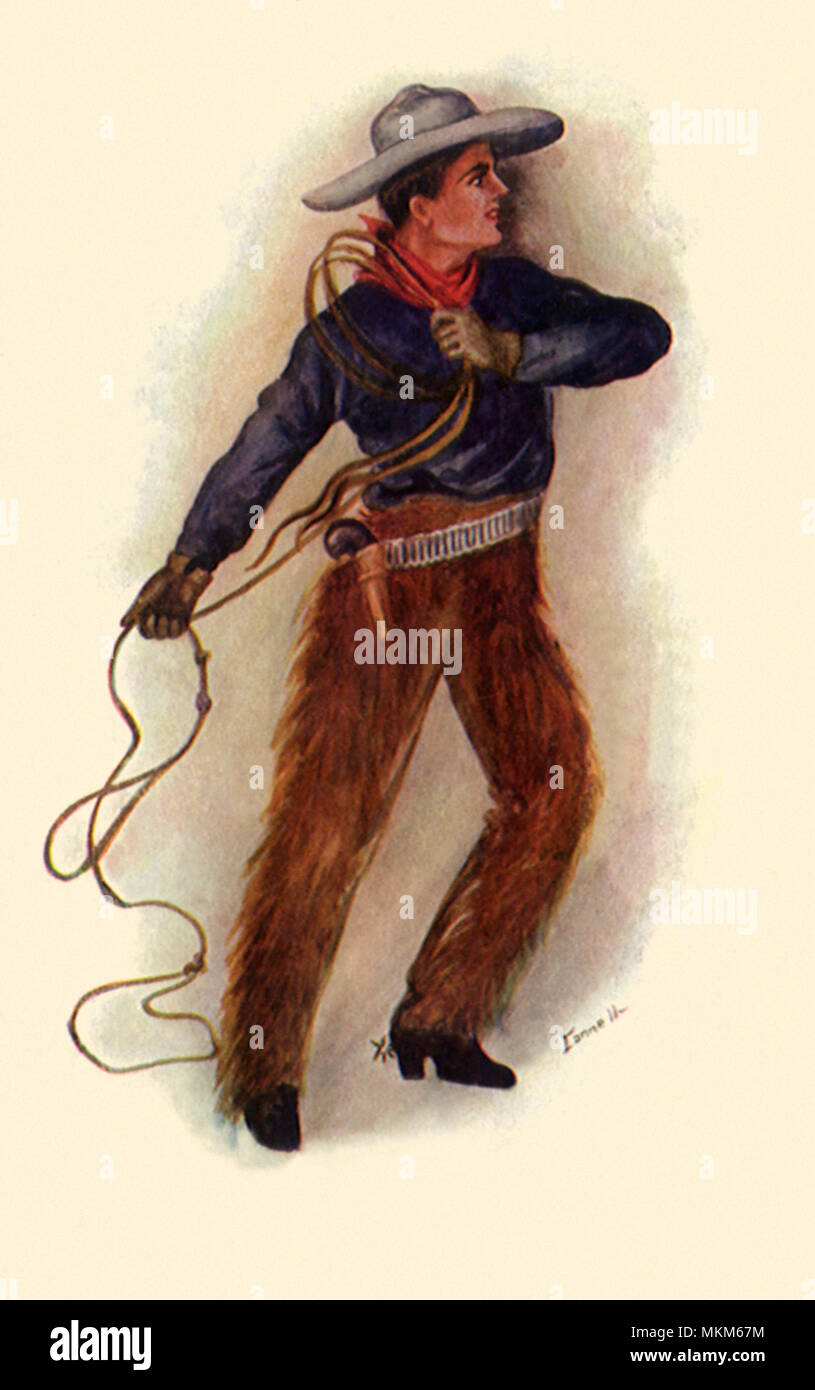 Cowboy with lariat hi-res stock photography and images - Alamy