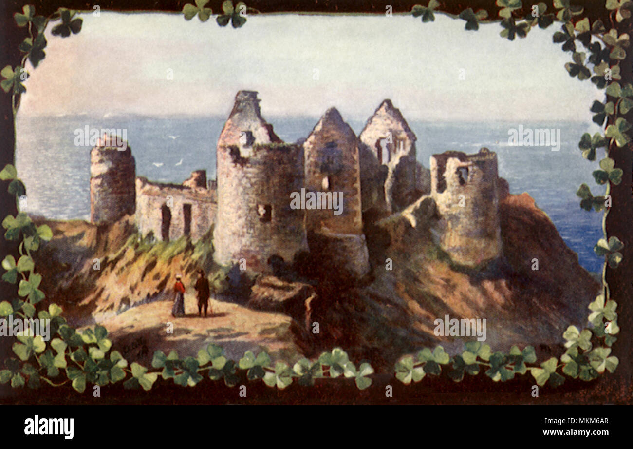 Dunluce castle bridge hi-res stock photography and images - Alamy