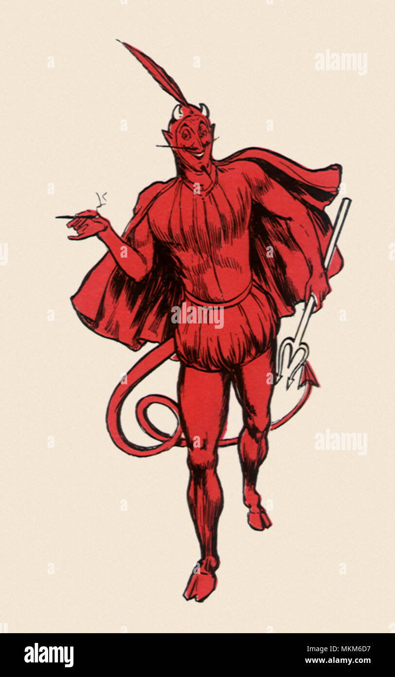 Grinning devil hi-res stock photography and images - Alamy