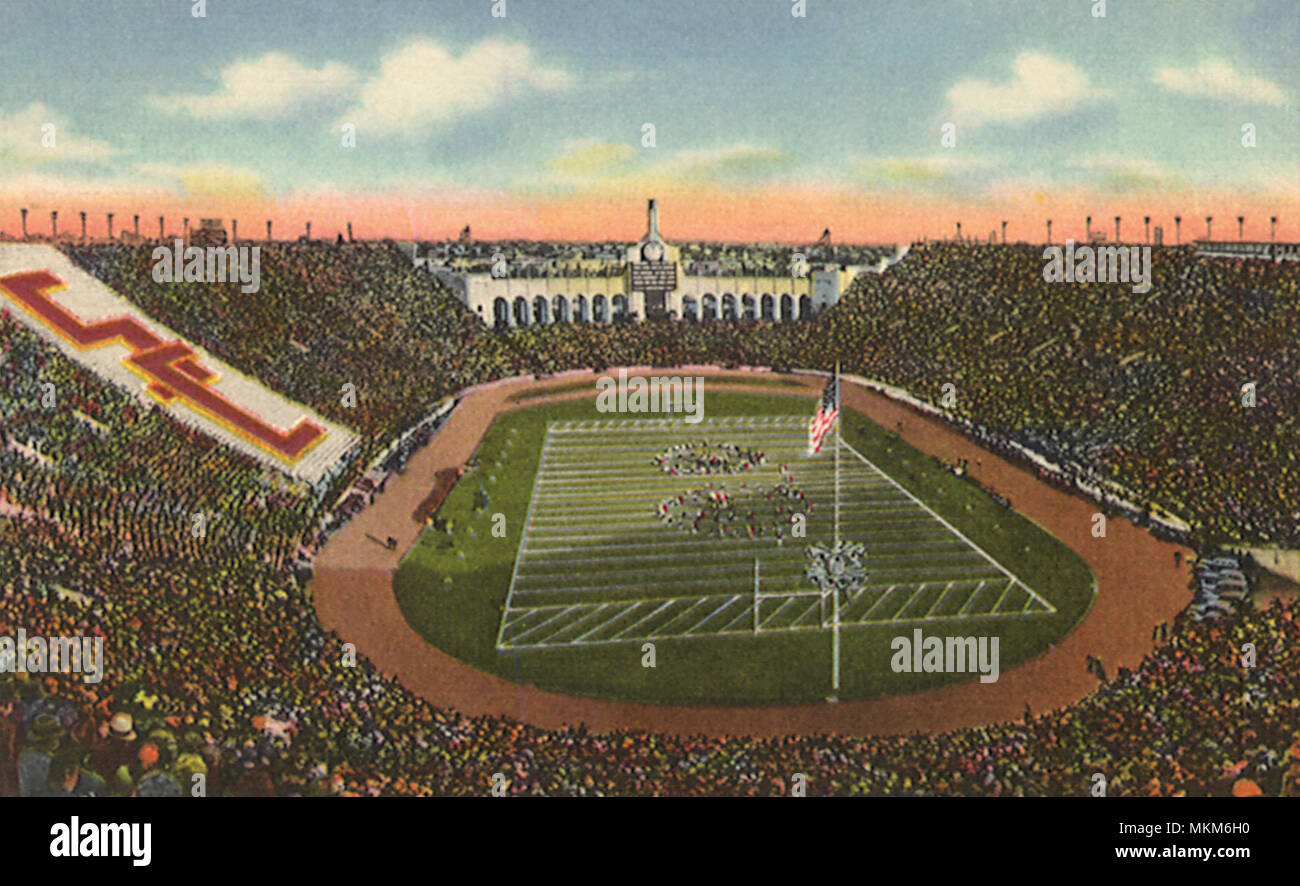 Los Angeles Coliseum Stock Photo - Alamy