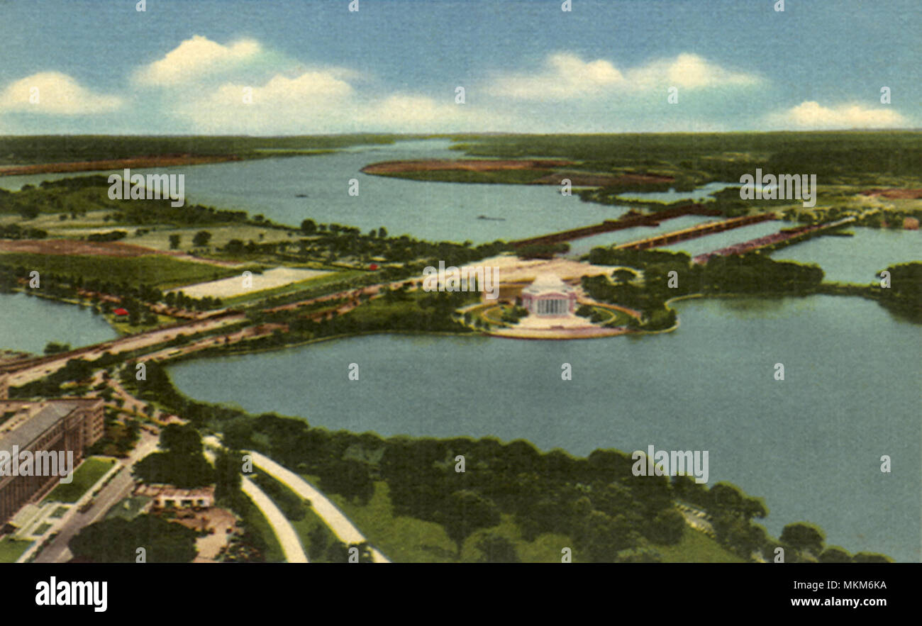 Washington, dc potomac river aerial hi-res stock photography and images ...