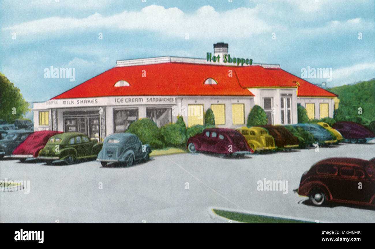 Hot Shoppes Restaurant Stock Photo - Alamy