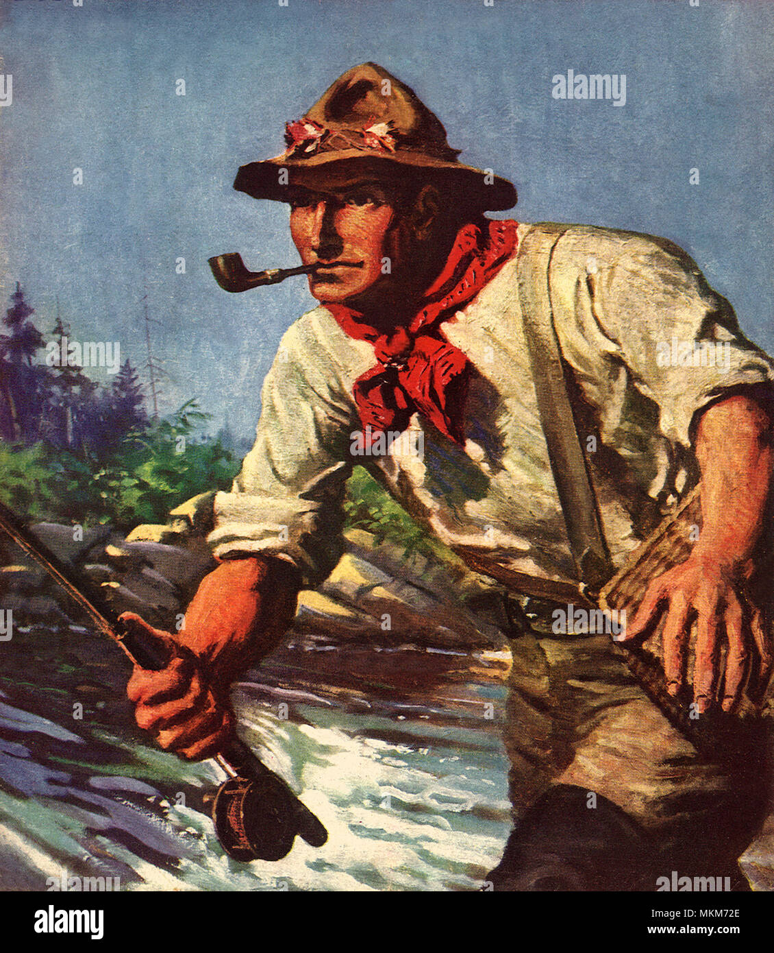 Pipe smoking fisherman hi-res stock photography and images - Alamy