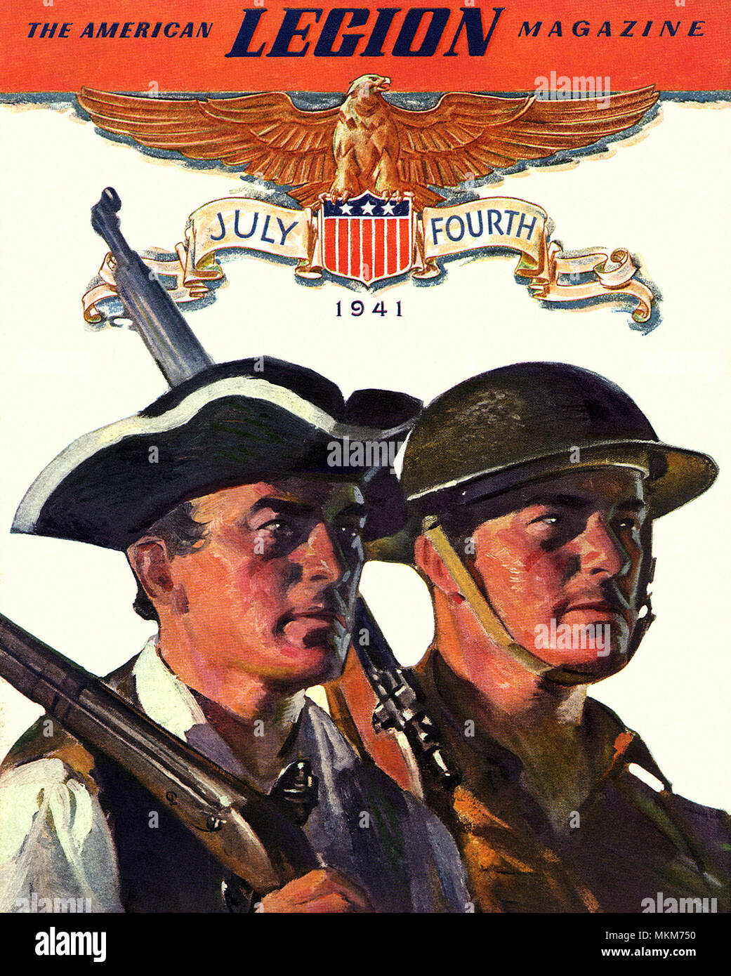 American Patriot Holding Musket Rifle High Resolution Stock Photography ...