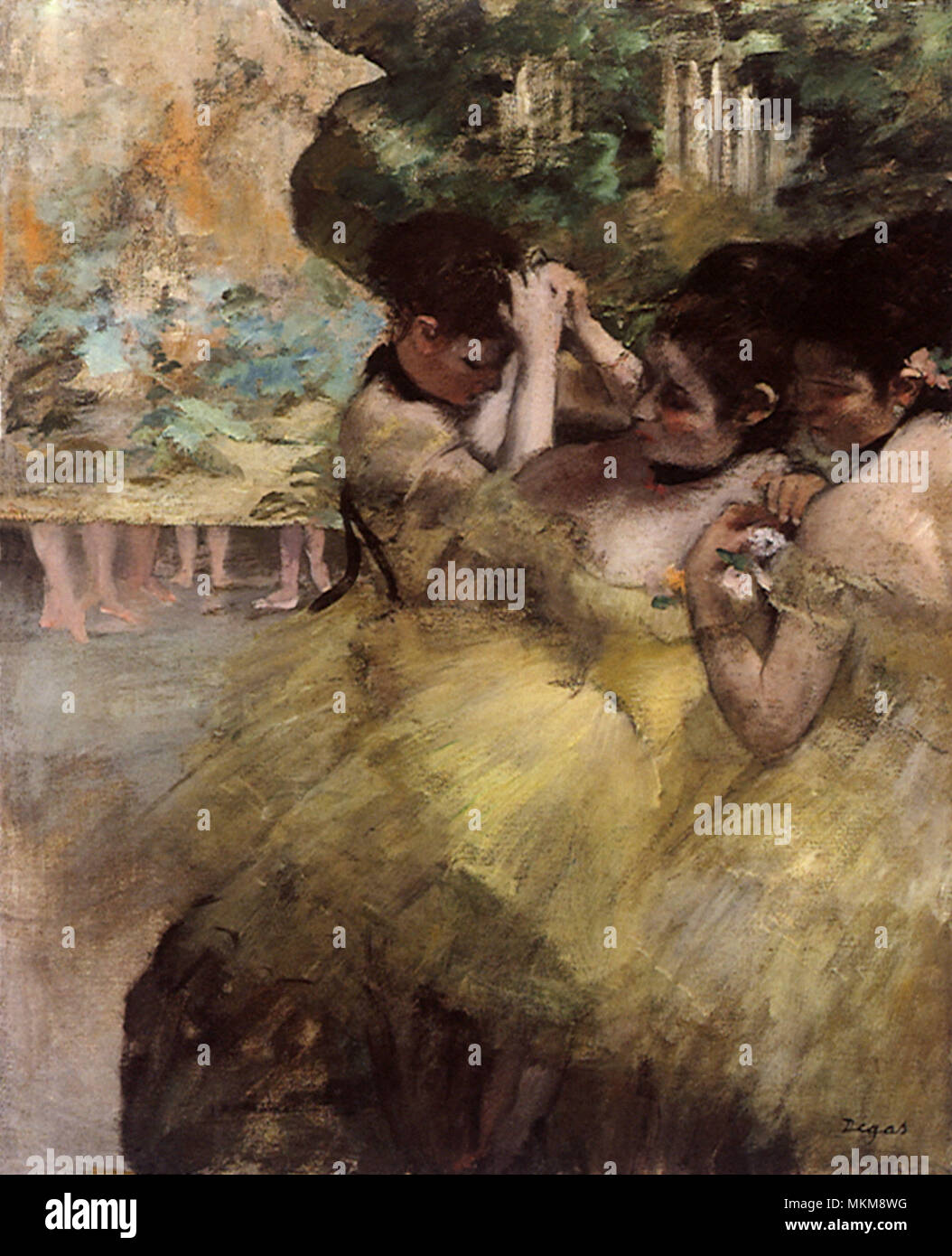 Dancers Preparing For the Ballet Stock Photo - Alamy