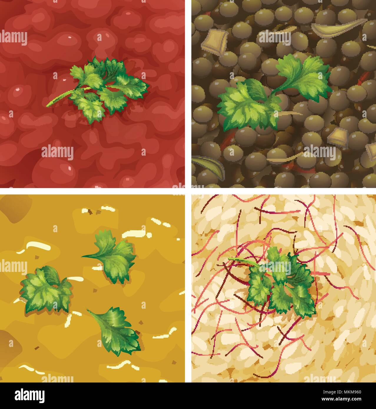 Close up view lunch Stock Vector Images - Alamy