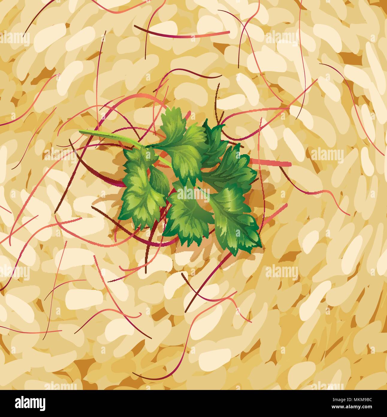 Indian rice dish Stock Vector Images - Alamy