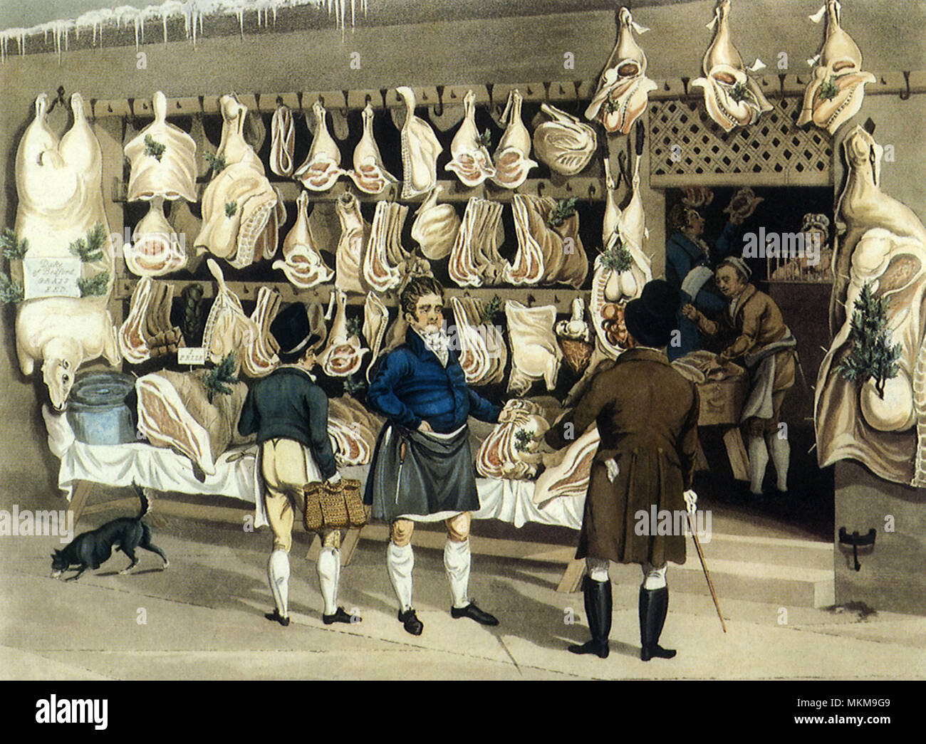 Butcher's shop vintage hi-res stock photography and images - Alamy