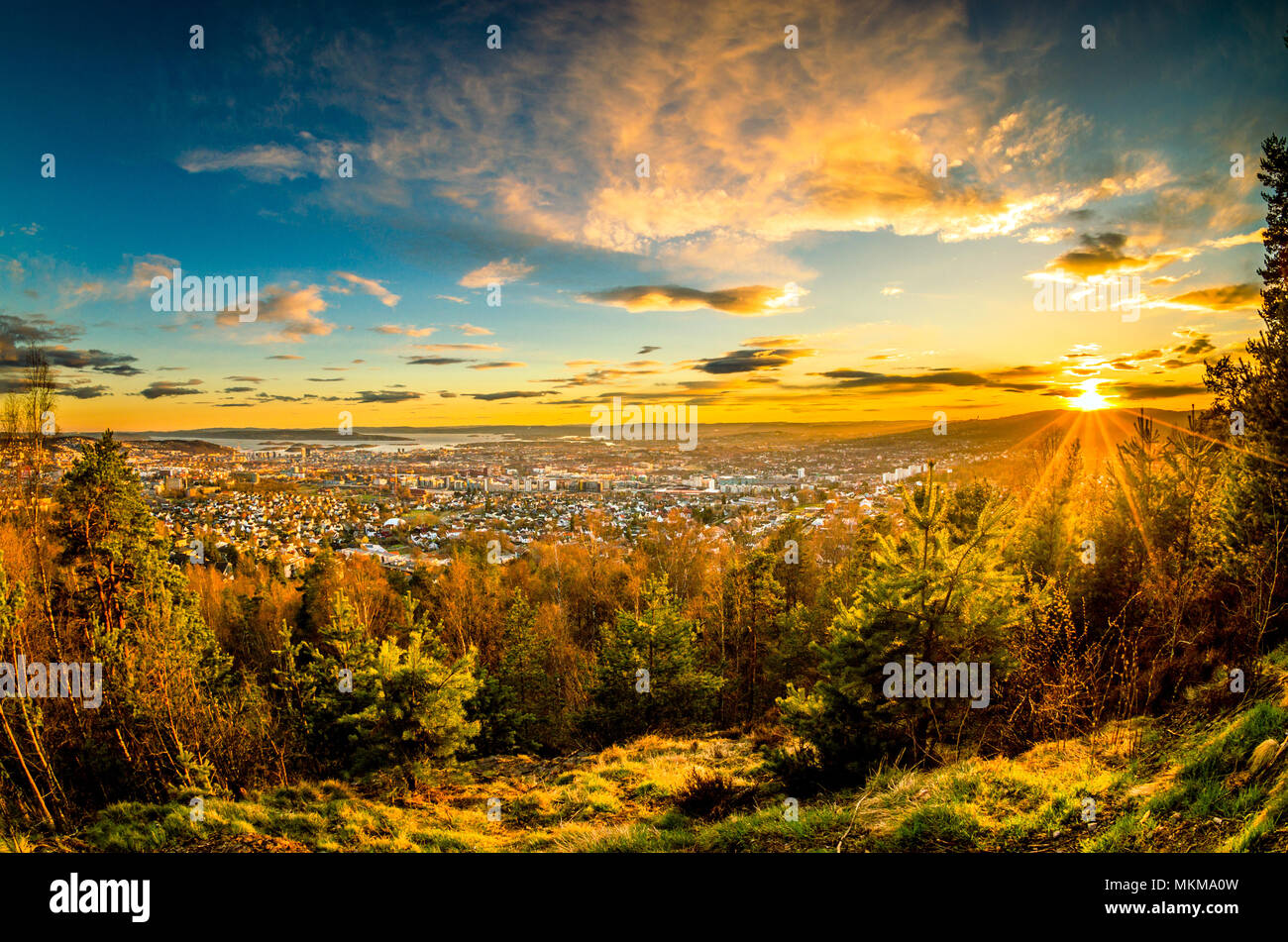 Panorama view oslo hi-res stock photography and images - Alamy
