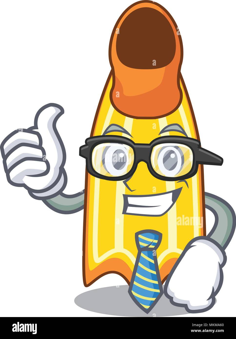 Businessman swim fin character cartoon Stock Vector Image & Art - Alamy