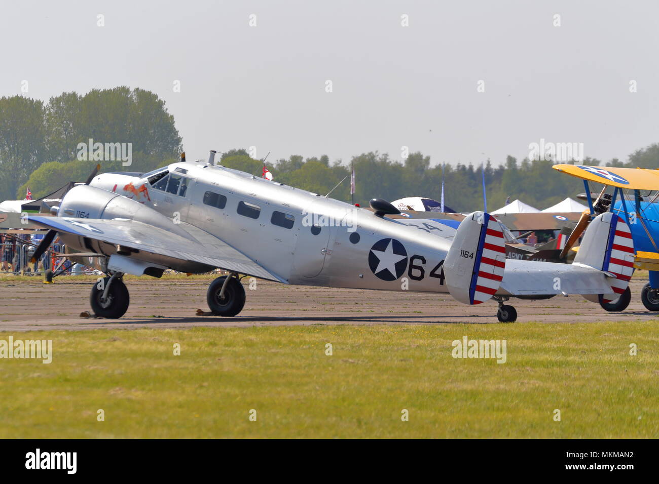 Beech 18 aircraft hi-res stock photography and images - Alamy