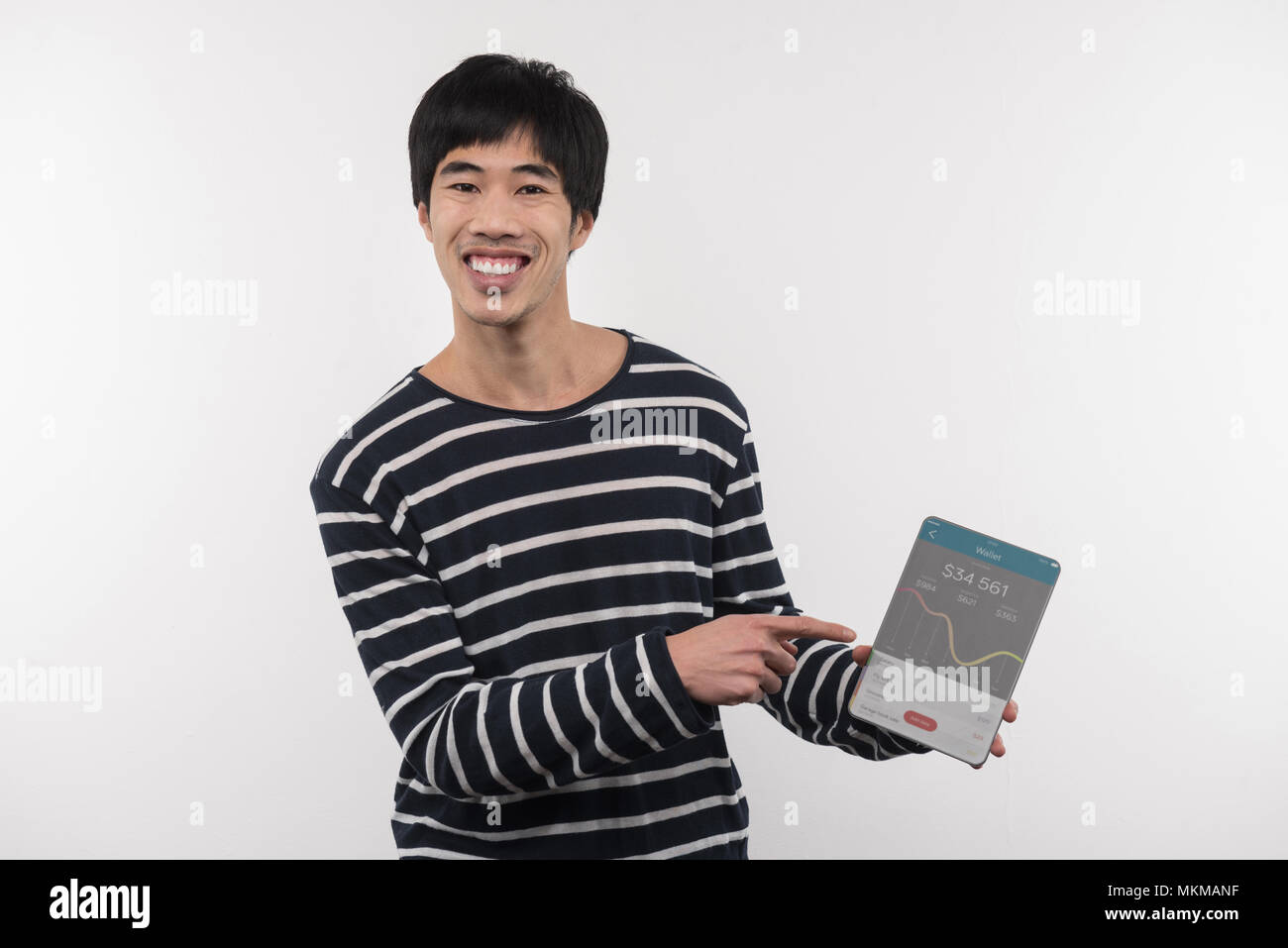 Cheerful asian millennial businessman hi-res stock photography and ...