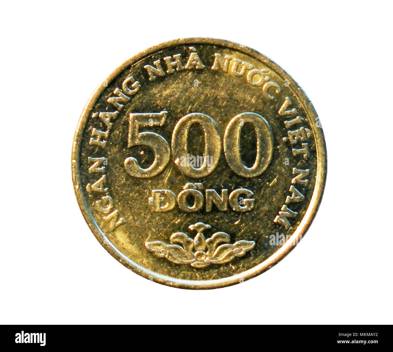 500 Dong coin. Bank of Vietnam. Obverse, 2003 Stock Photo - Alamy