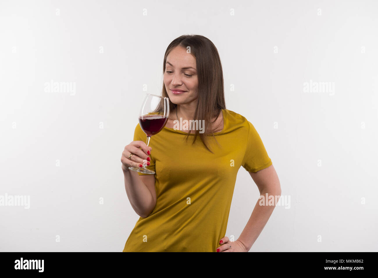 Drinking pose hi-res stock photography and images - Alamy
