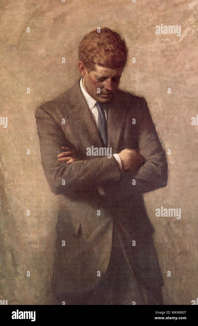 Portrait of john f. kennedy hi-res stock photography and images - Alamy