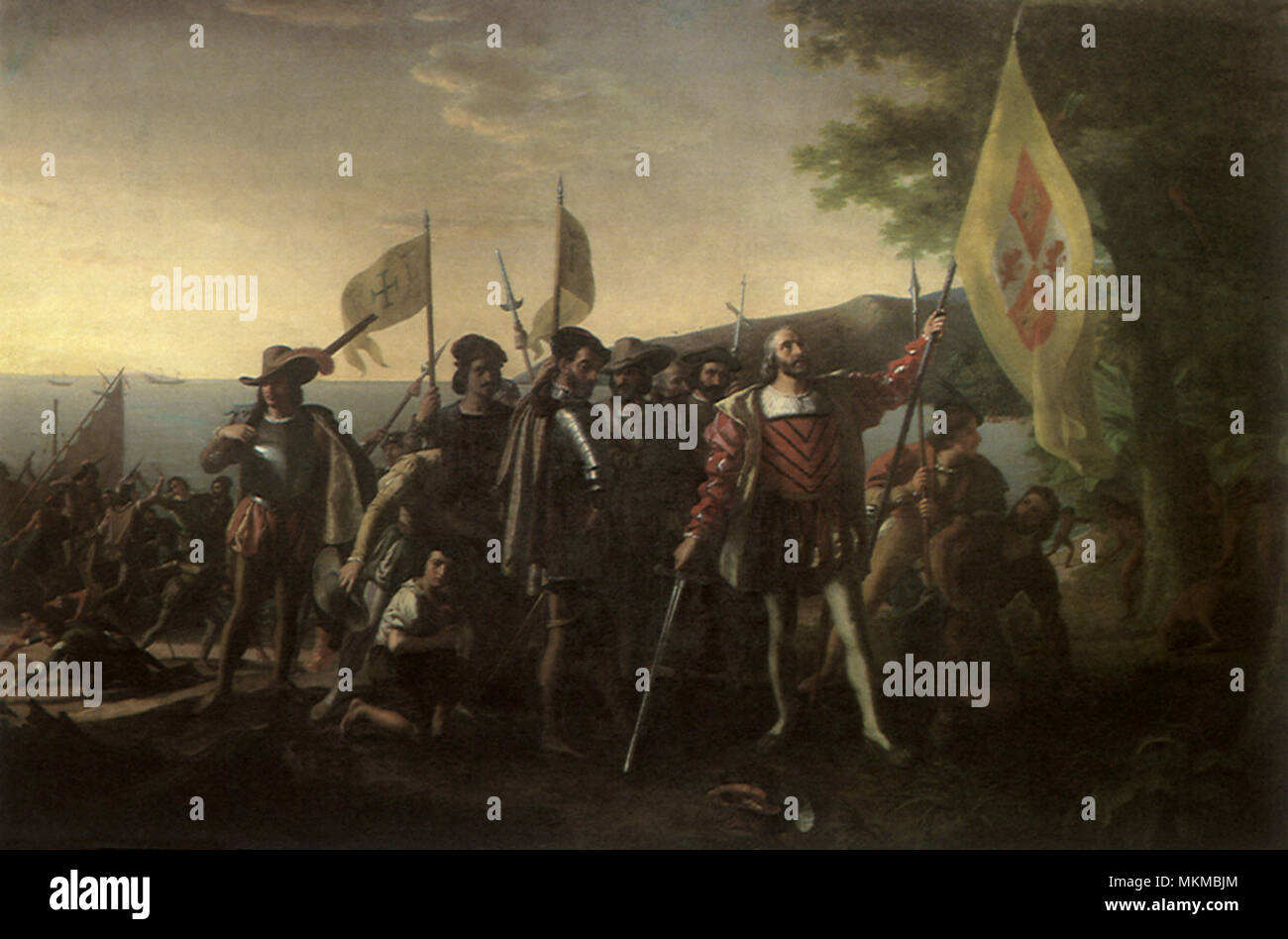 America discovery columbus hi-res stock photography and images - Alamy