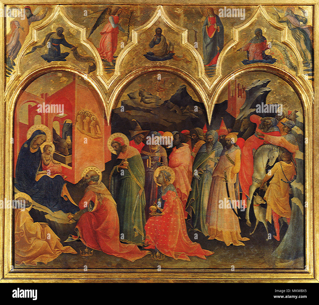 Adoration of Magi Stock Photo - Alamy