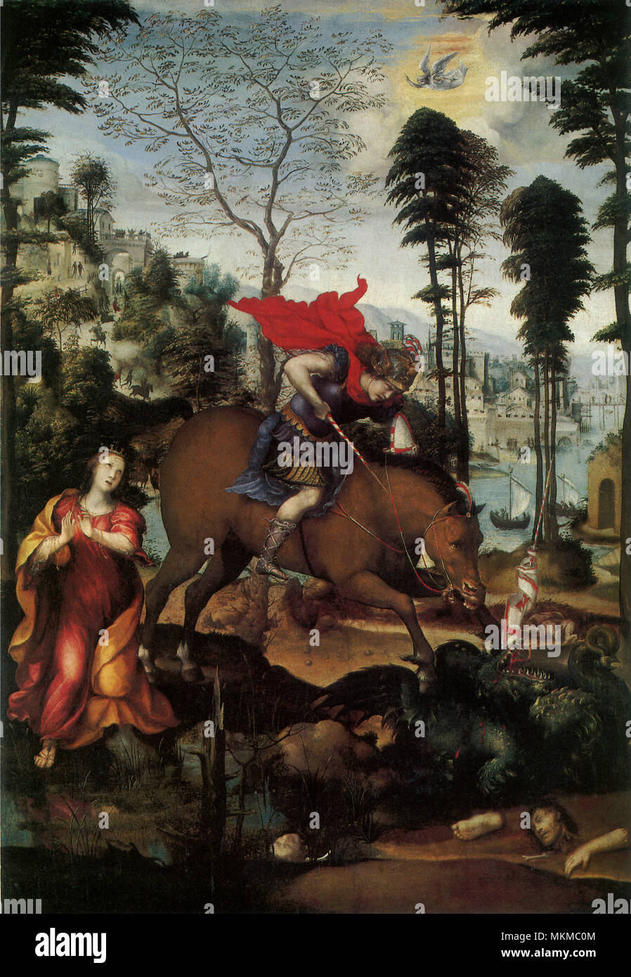 Saint george and the dragon hi-res stock photography and images - Alamy