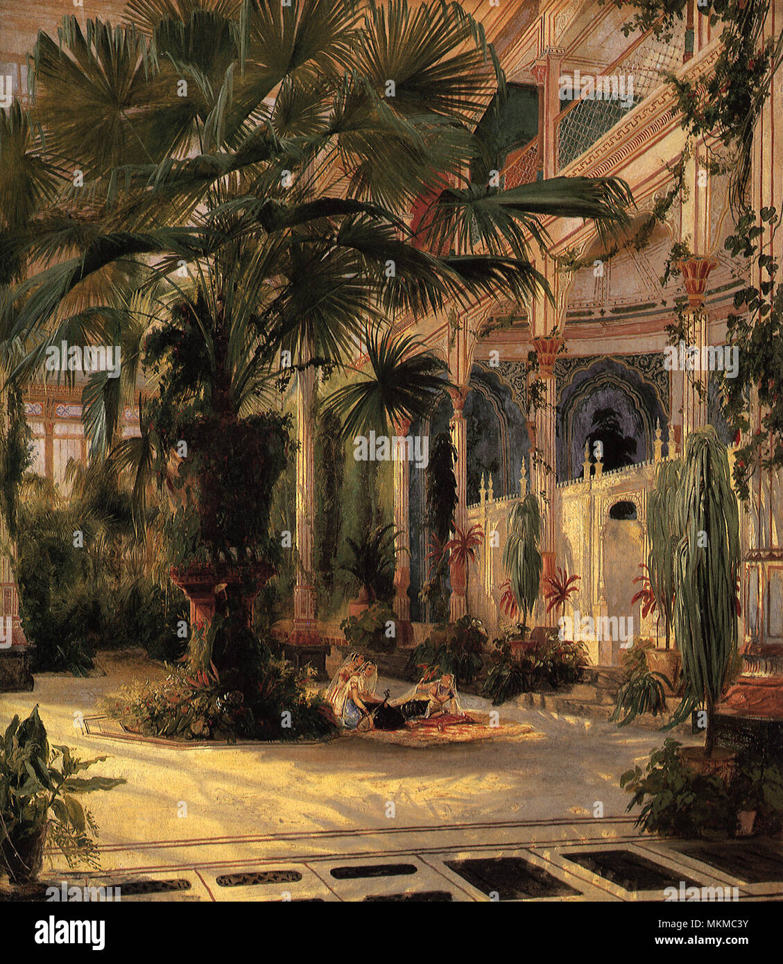 Interior of the Former Palm House on the Peacock Stock Photo - Alamy