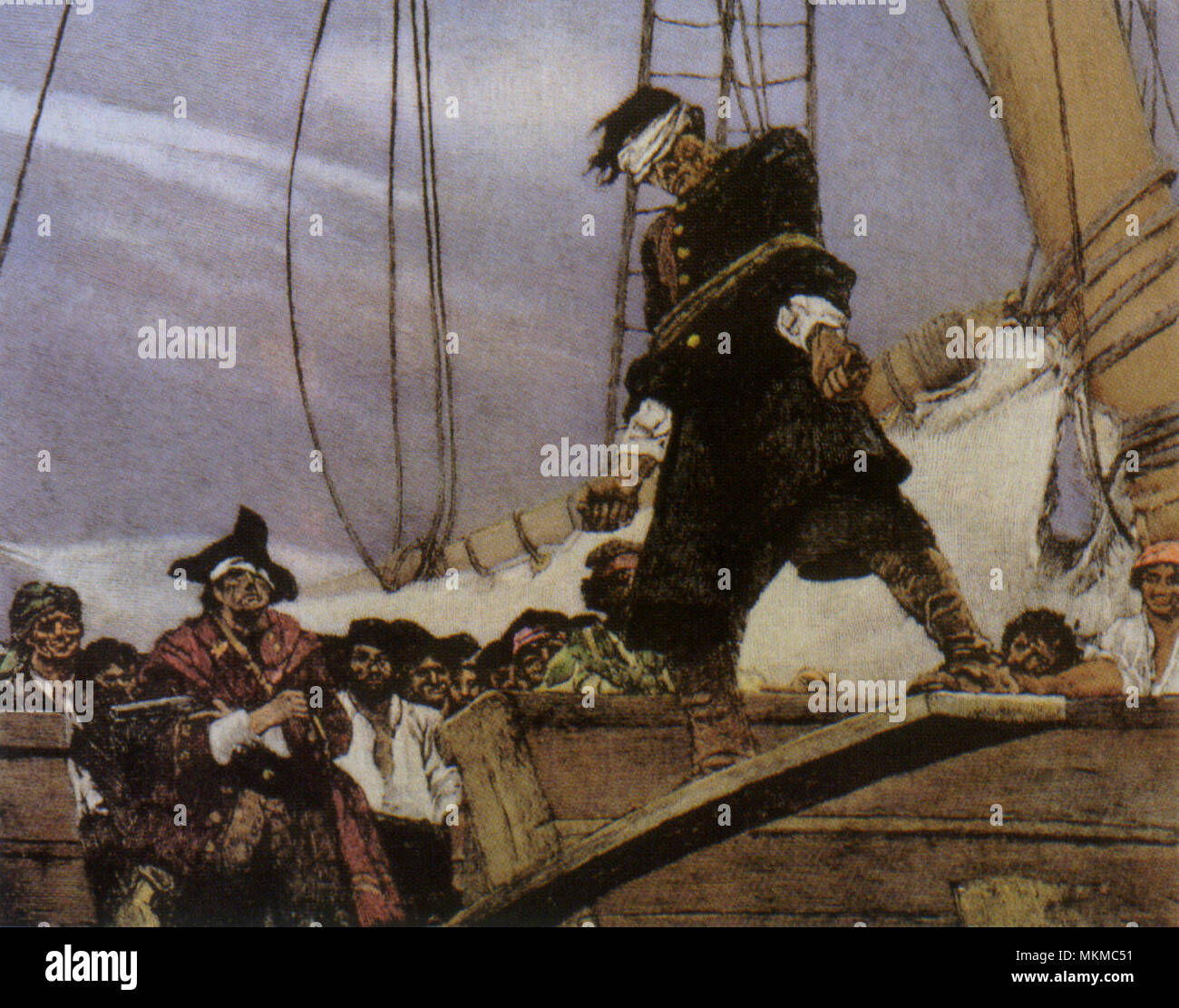 Walking the plank pirate hi-res stock photography and images - Alamy