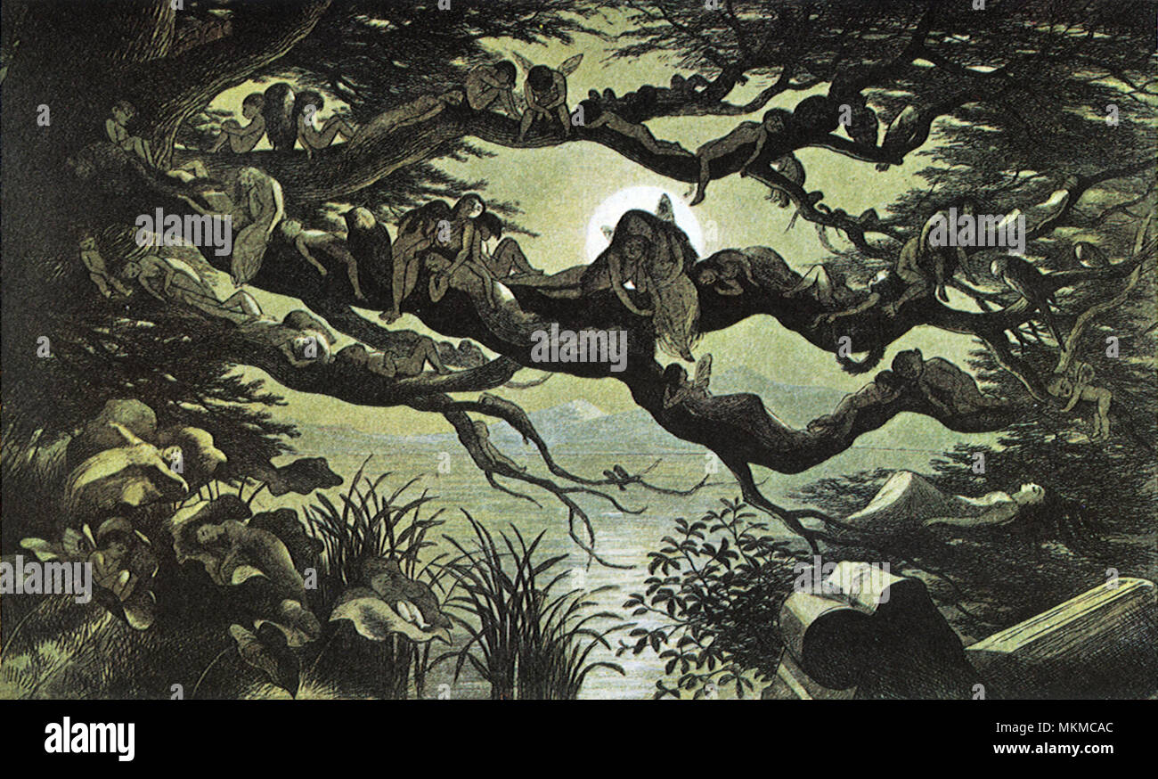 Elves illustration hi-res stock photography and images - Alamy