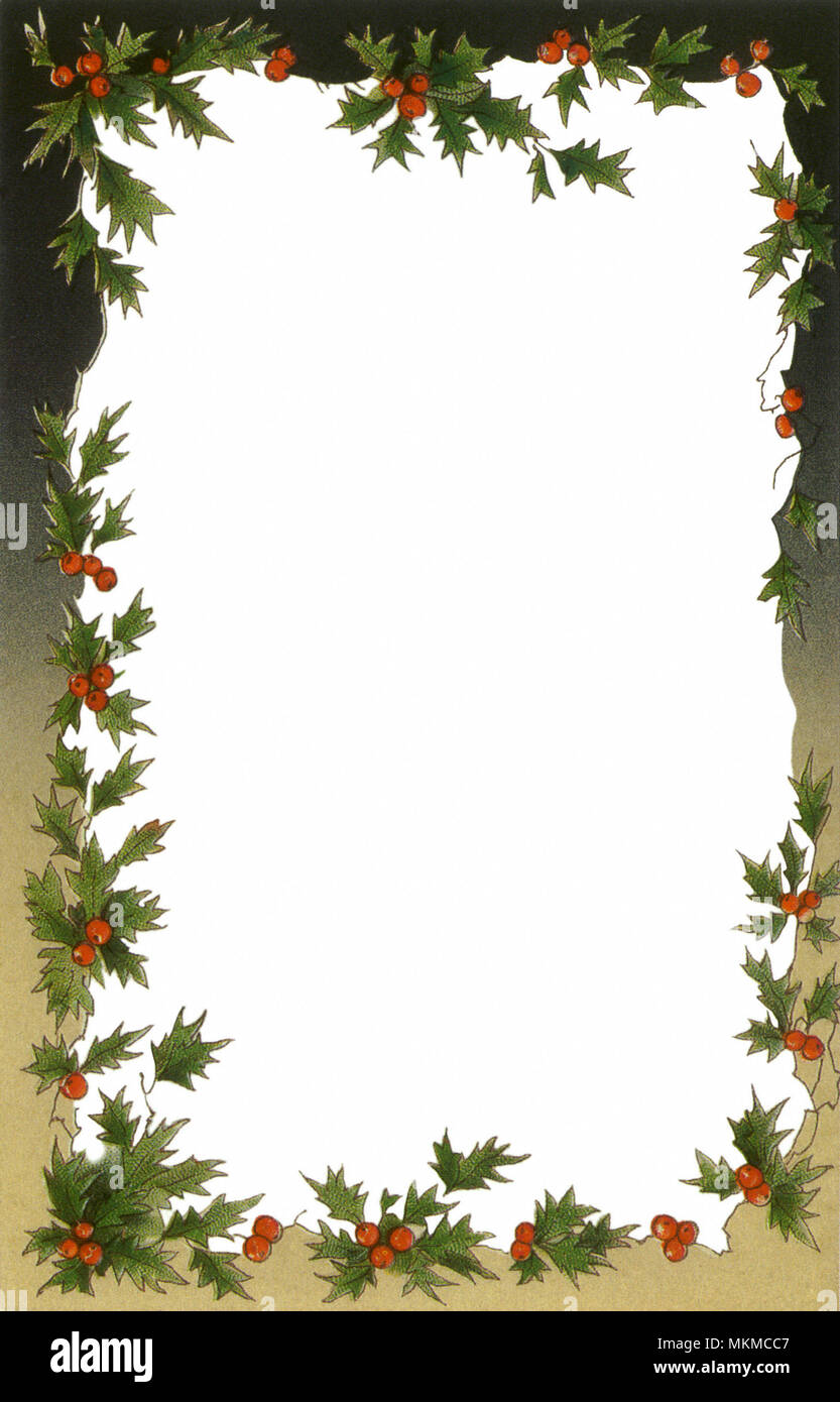 Christmas Holly Borders