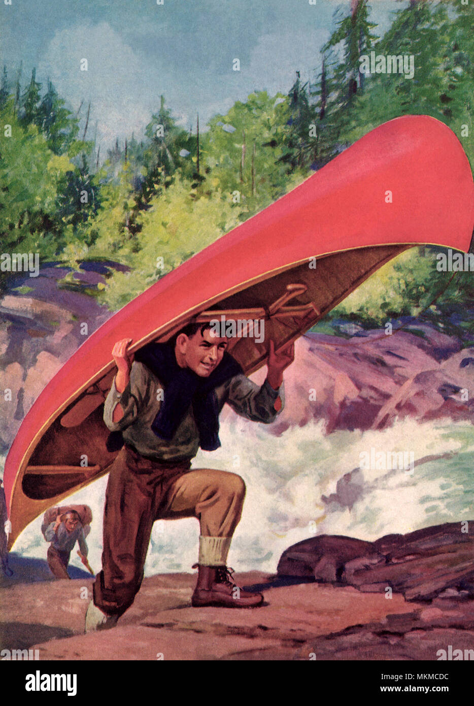 Raging river and man hi-res stock photography and images - Alamy