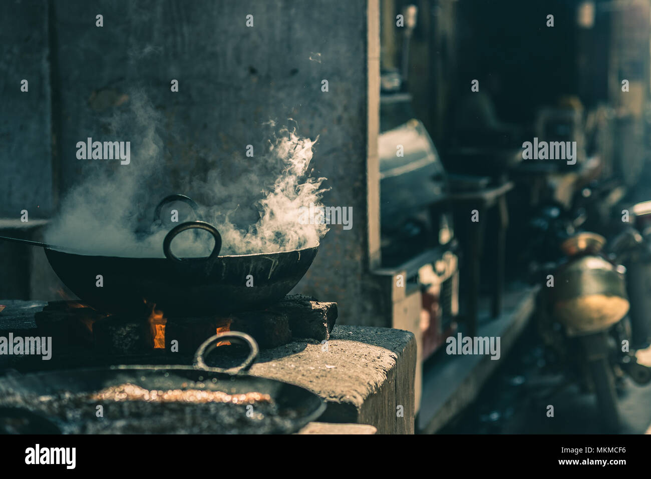 Cooking Fire Indian Village High Resolution Stock Photography and ...