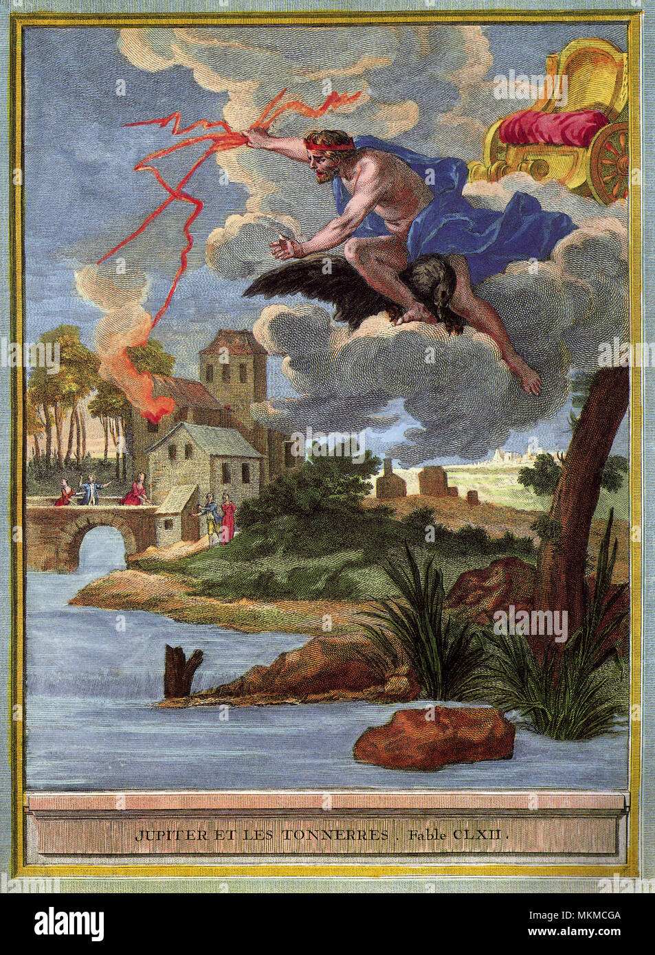 Jupiter Starting Fire Stock Photo - Alamy