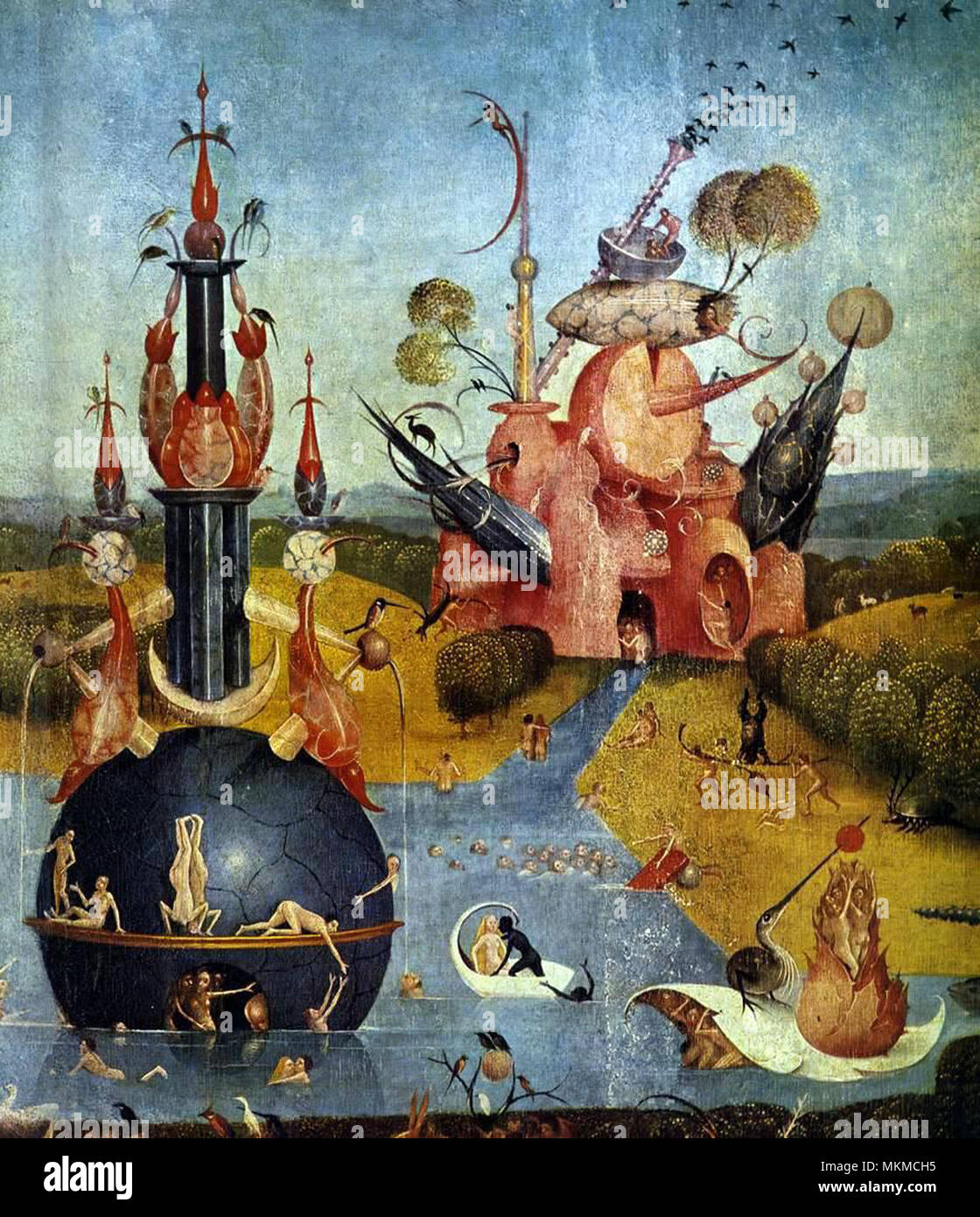 Hieronymus Bosch artwork depicting heaven and hell and social unrest in ...