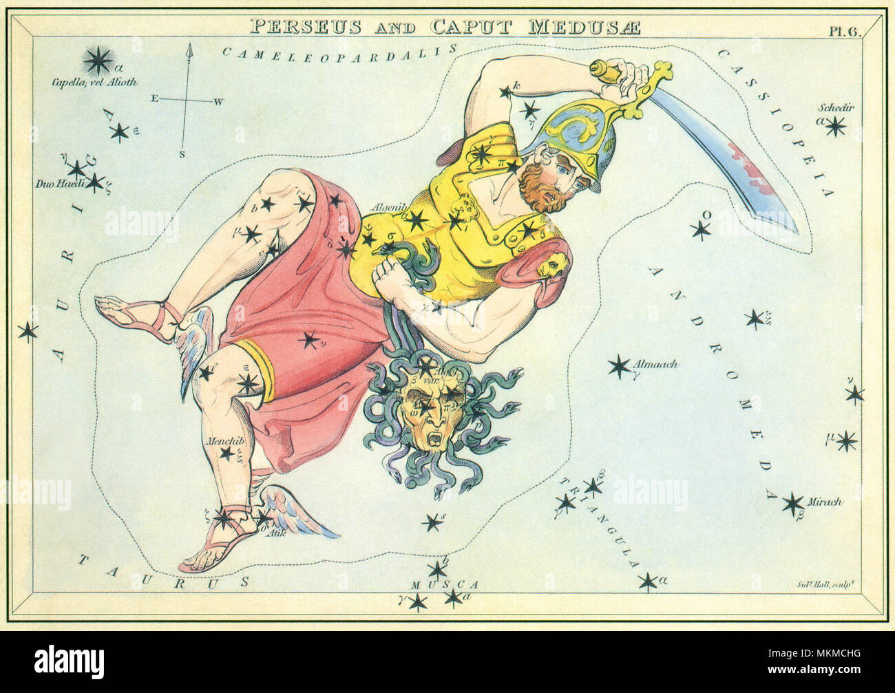 Perseus constellation hi-res stock photography and images - Alamy