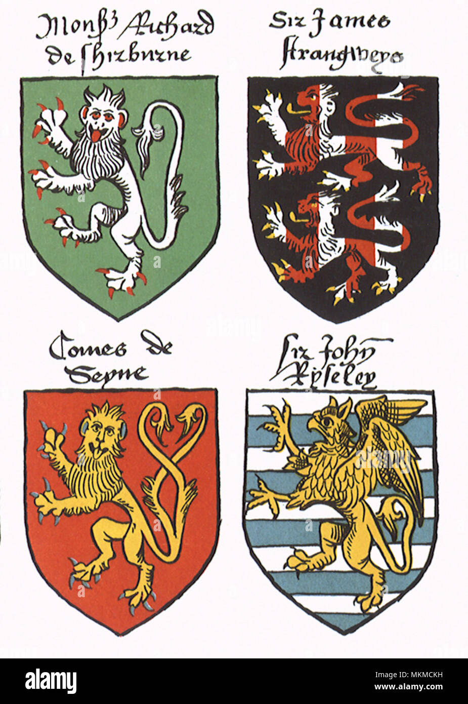 Medieval heraldry hi-res stock photography and images - Alamy