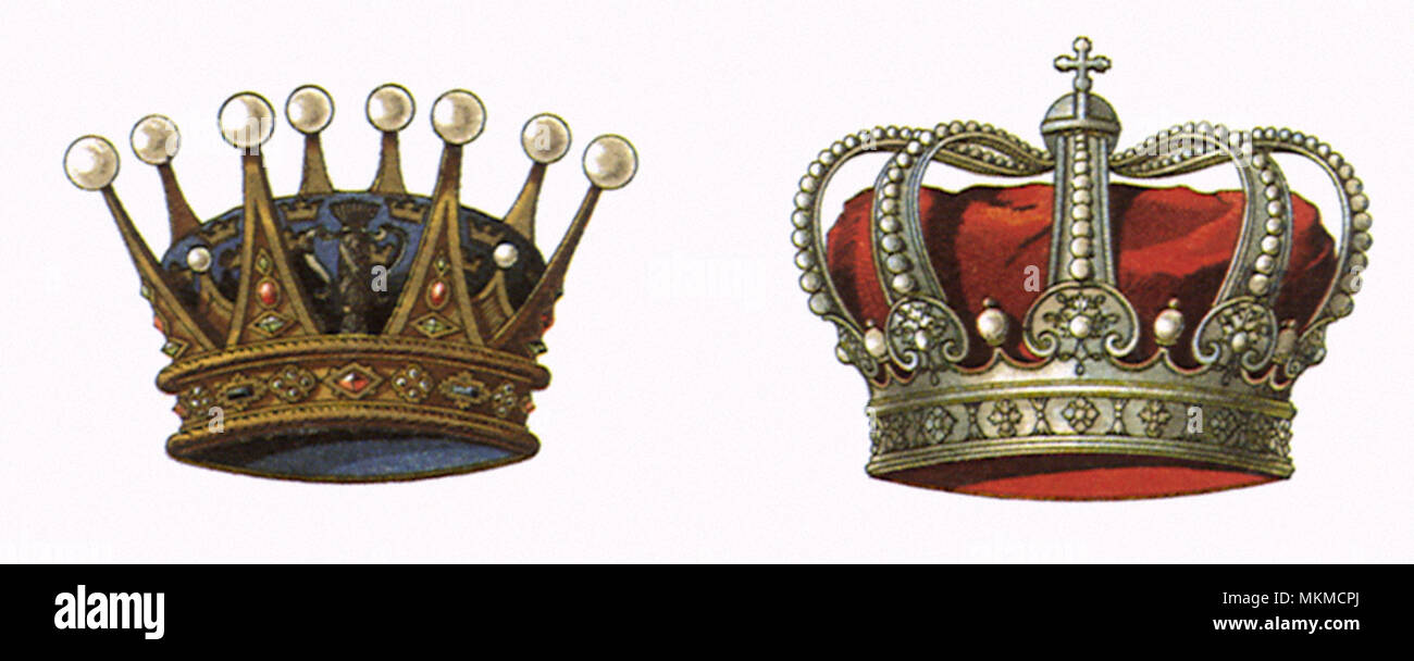 Two crowns Cut Out Stock Images & Pictures - Alamy