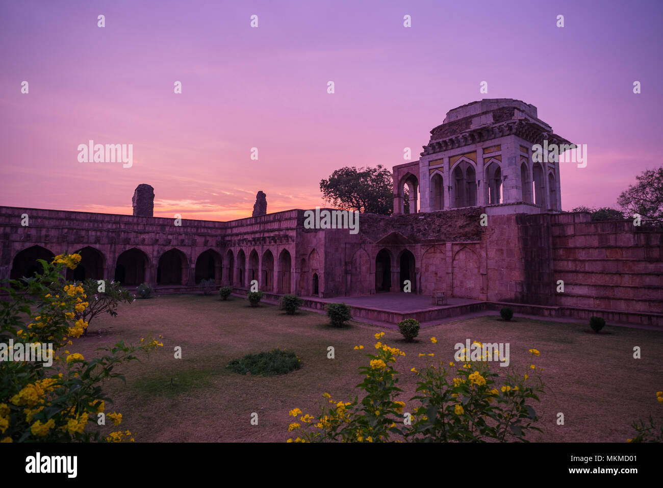 Mandu India, afghan ruins of islam kingdom, mosque monument and muslim ...