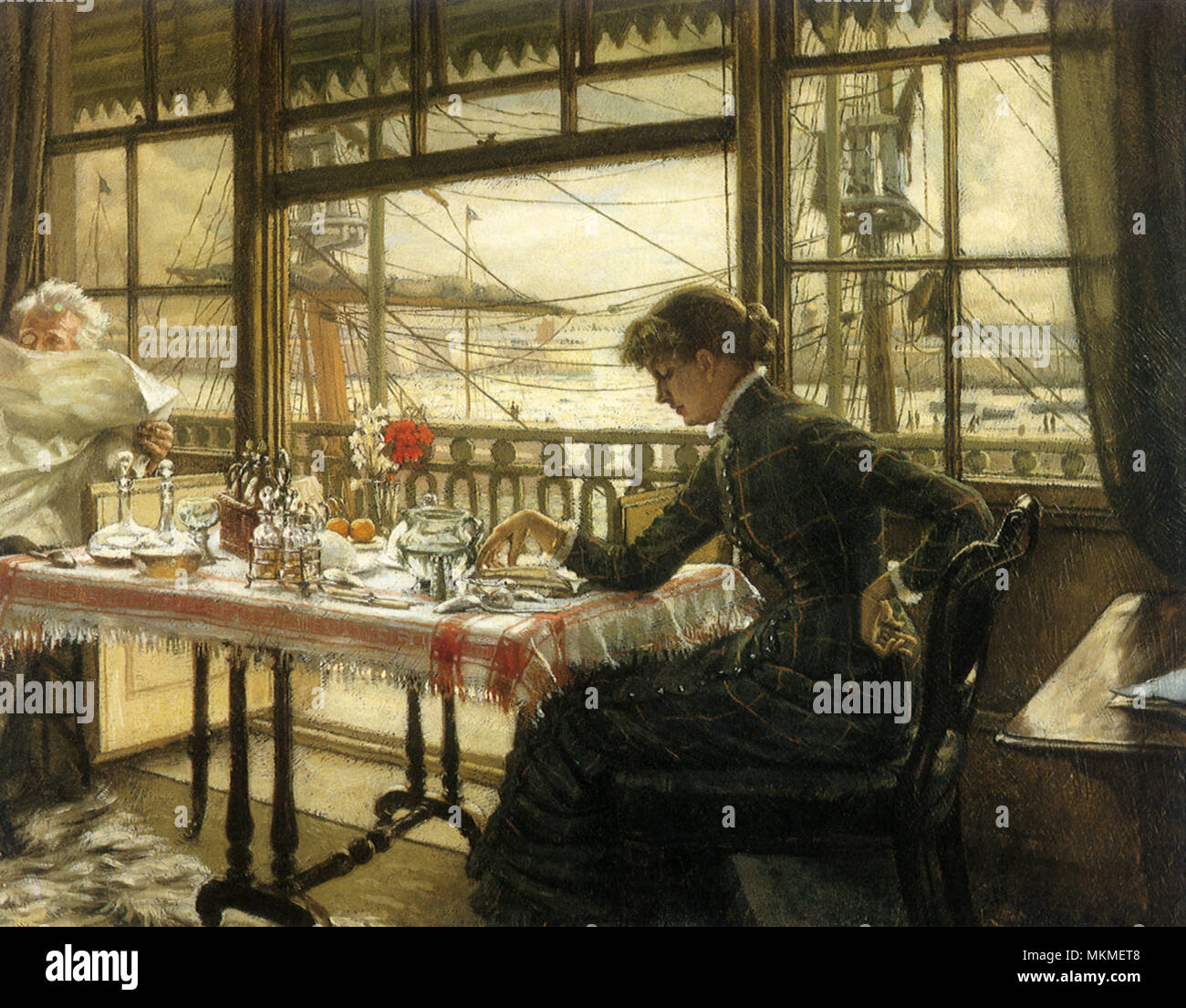 Victorian woman reading book hi-res stock photography and images - Alamy