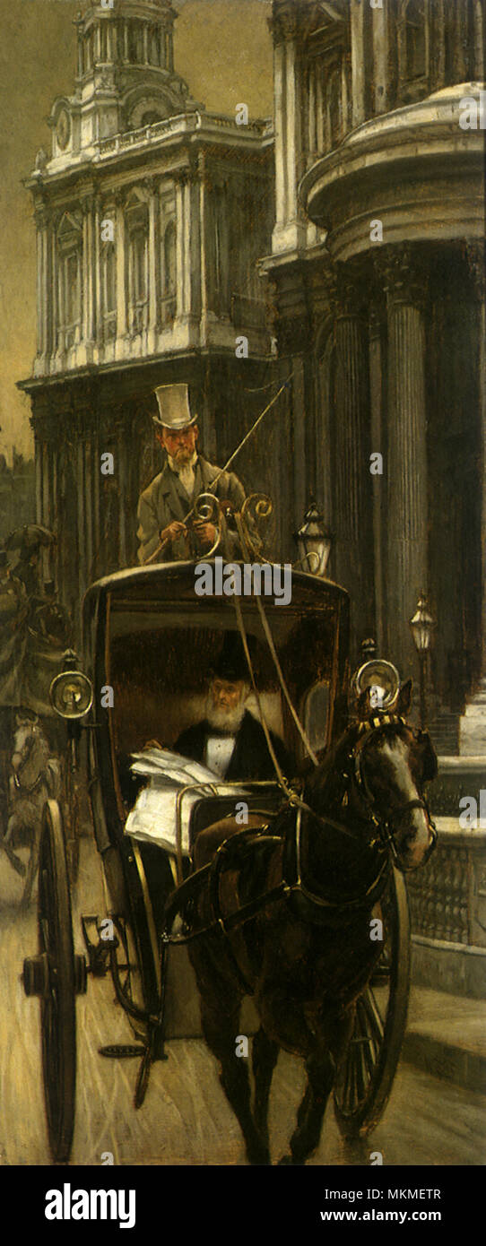 Man Rides in Carriage Stock Photo - Alamy