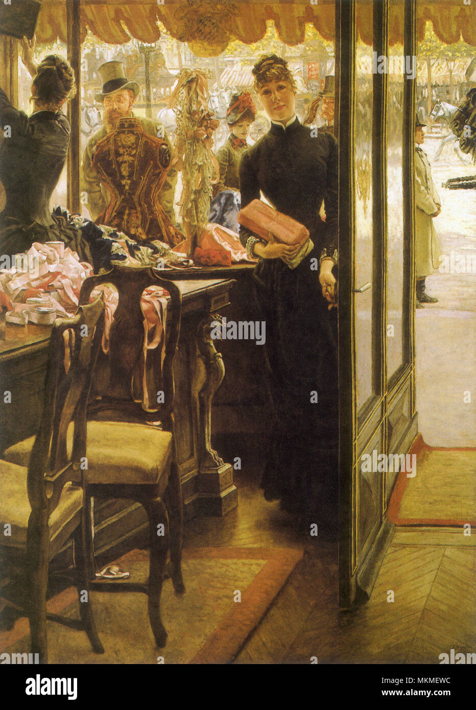 Victorian shop girl hi-res stock photography and images - Alamy