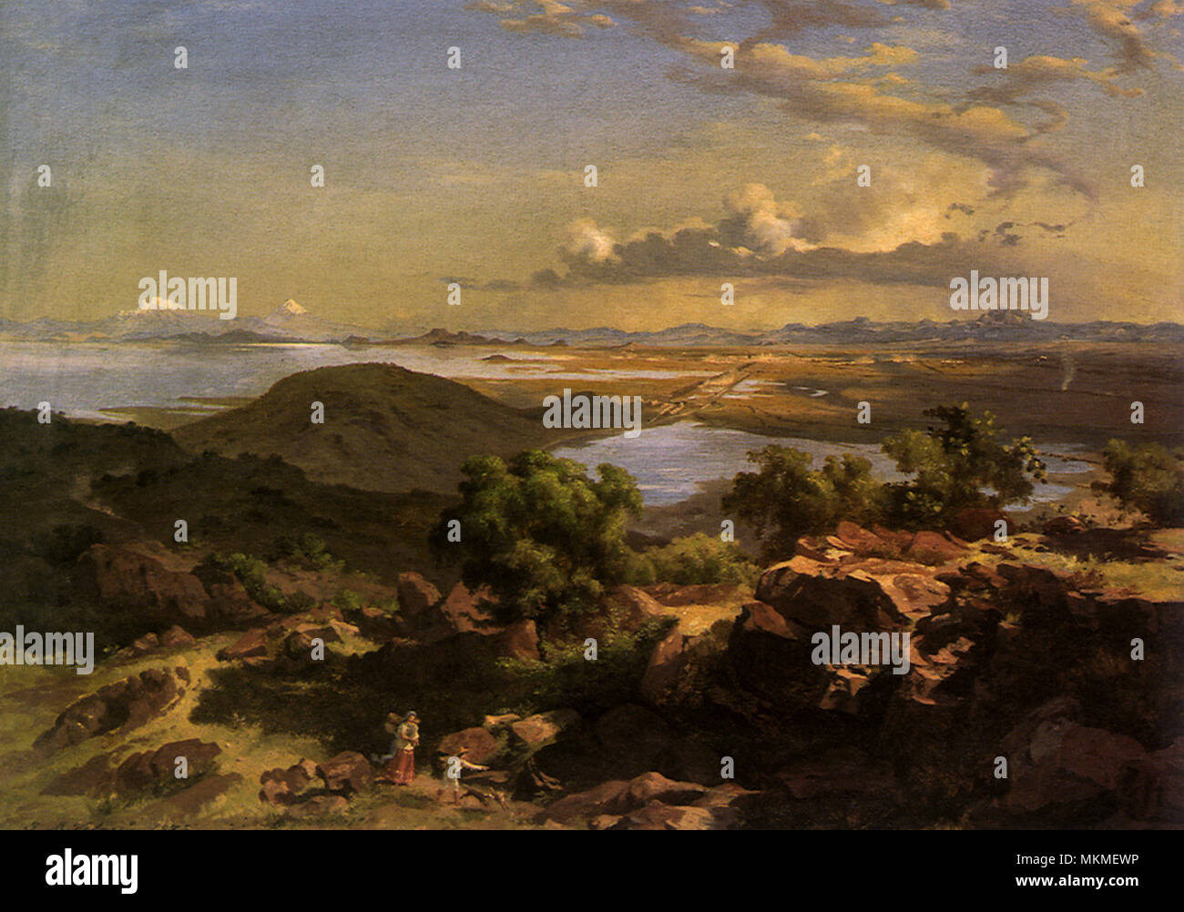 The Valley of Mexico Stock Photo - Alamy