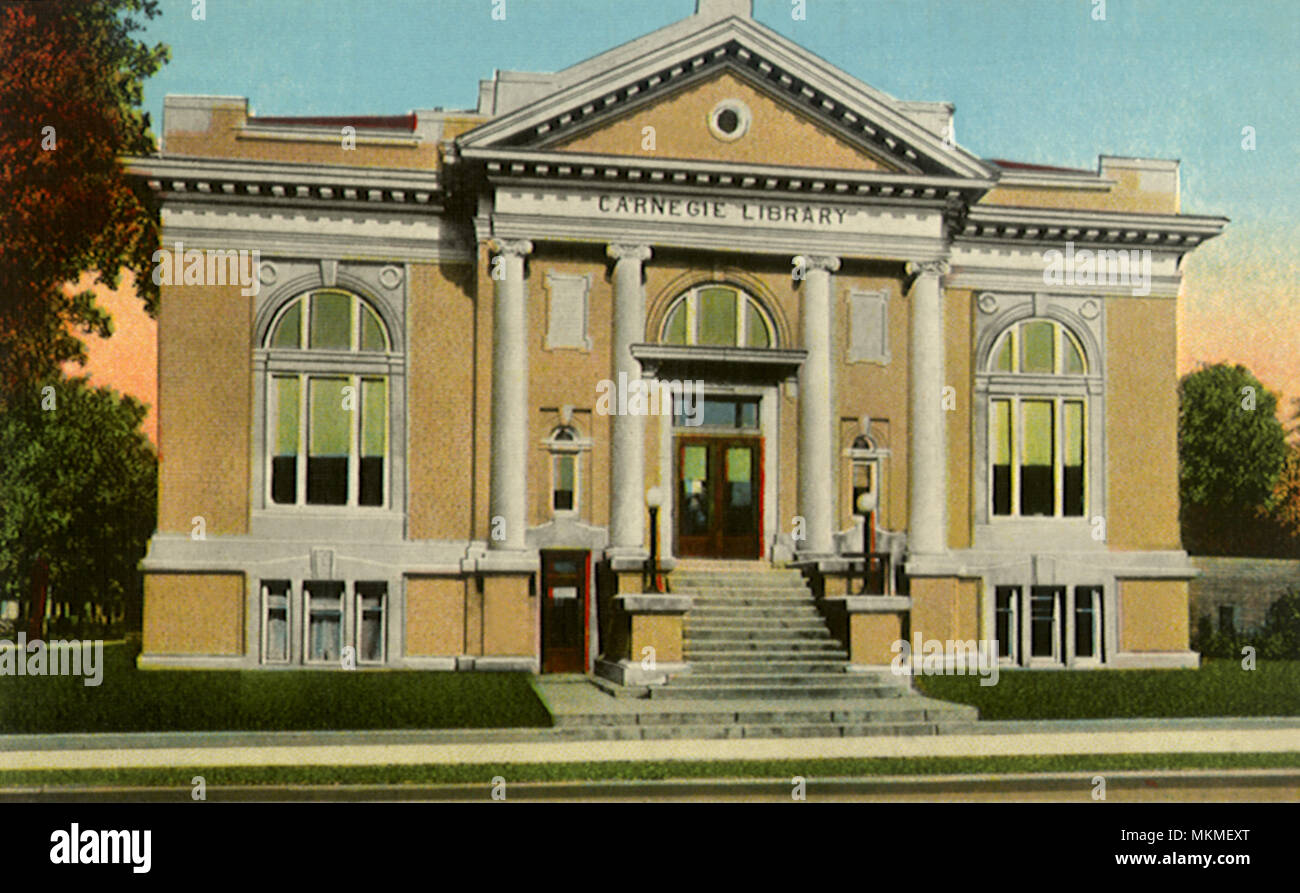 Carnegie Library. Conneaut Stock Photo - Alamy