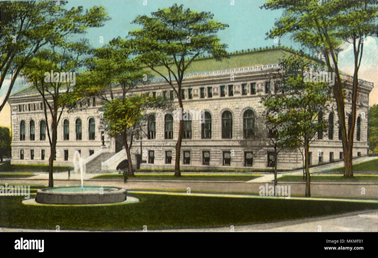 The Public Library. Springfield Stock Photo - Alamy