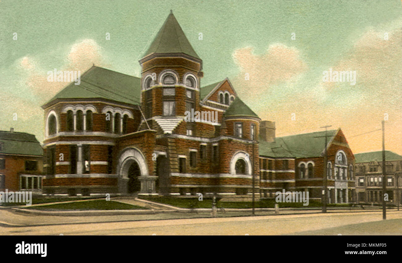 Public Library. Lawrence Stock Photo - Alamy
