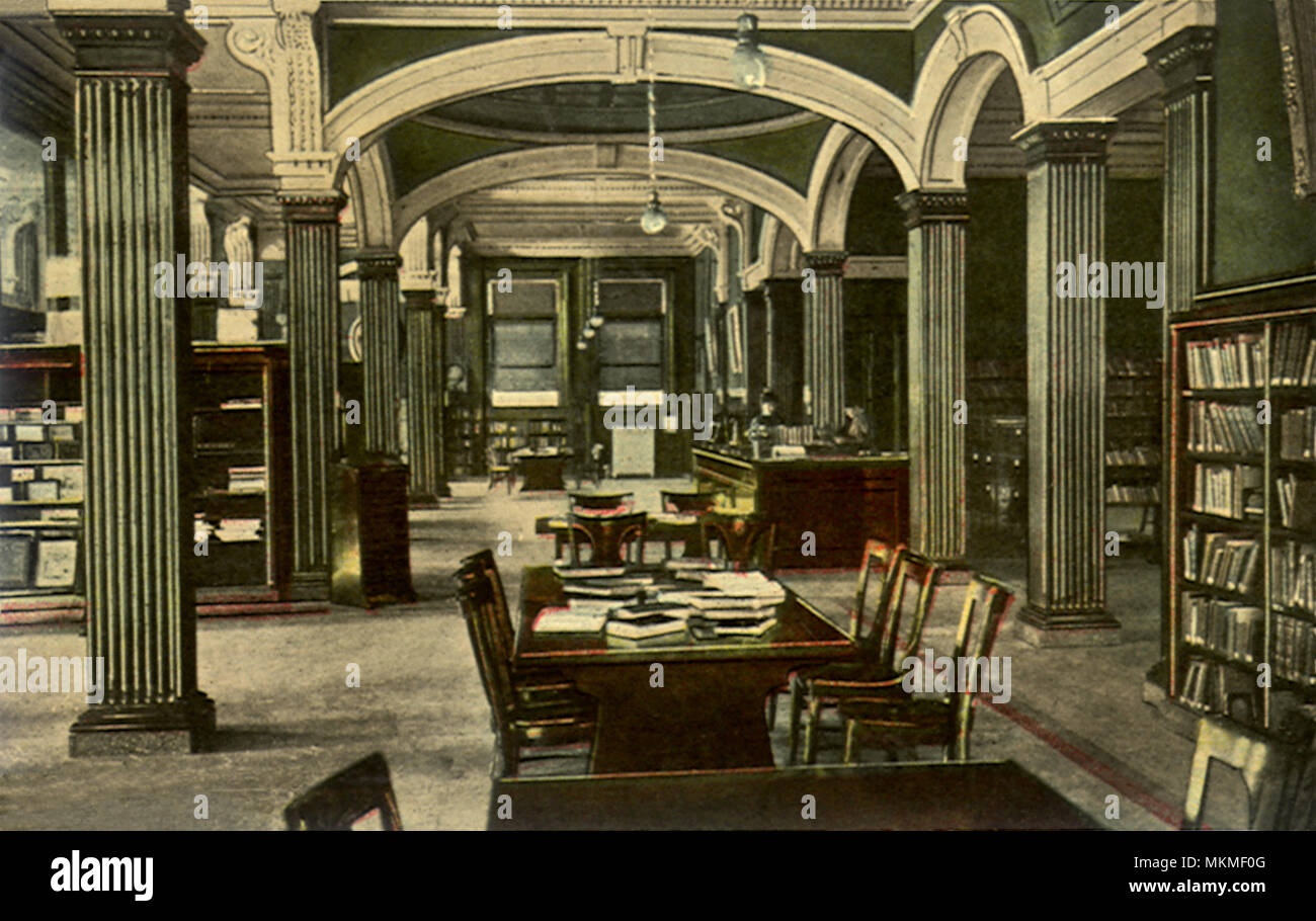 Public Library Interior. Cedar Rapids Stock Photo - Alamy