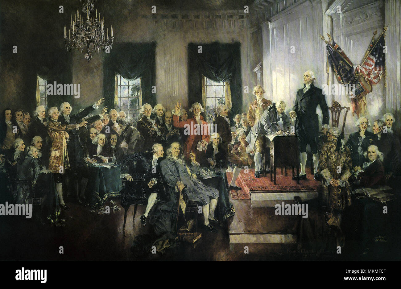 Signing of the constitution hi-res stock photography and images - Alamy