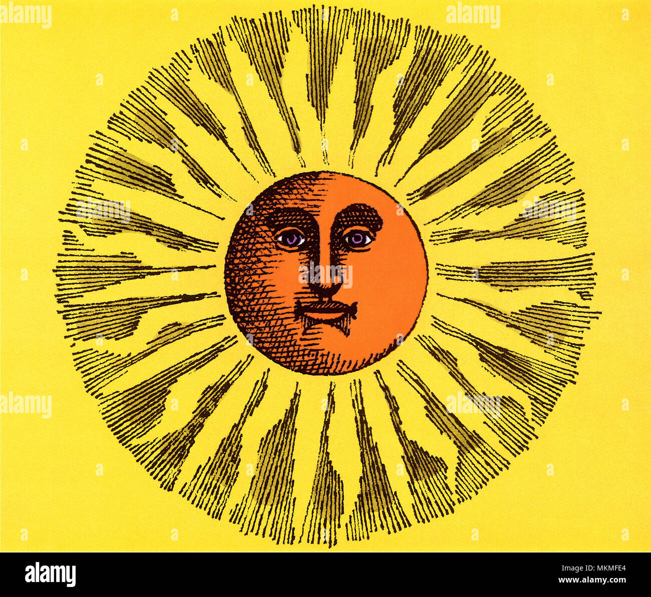 Radiating sun rays hi-res stock photography and images - Alamy