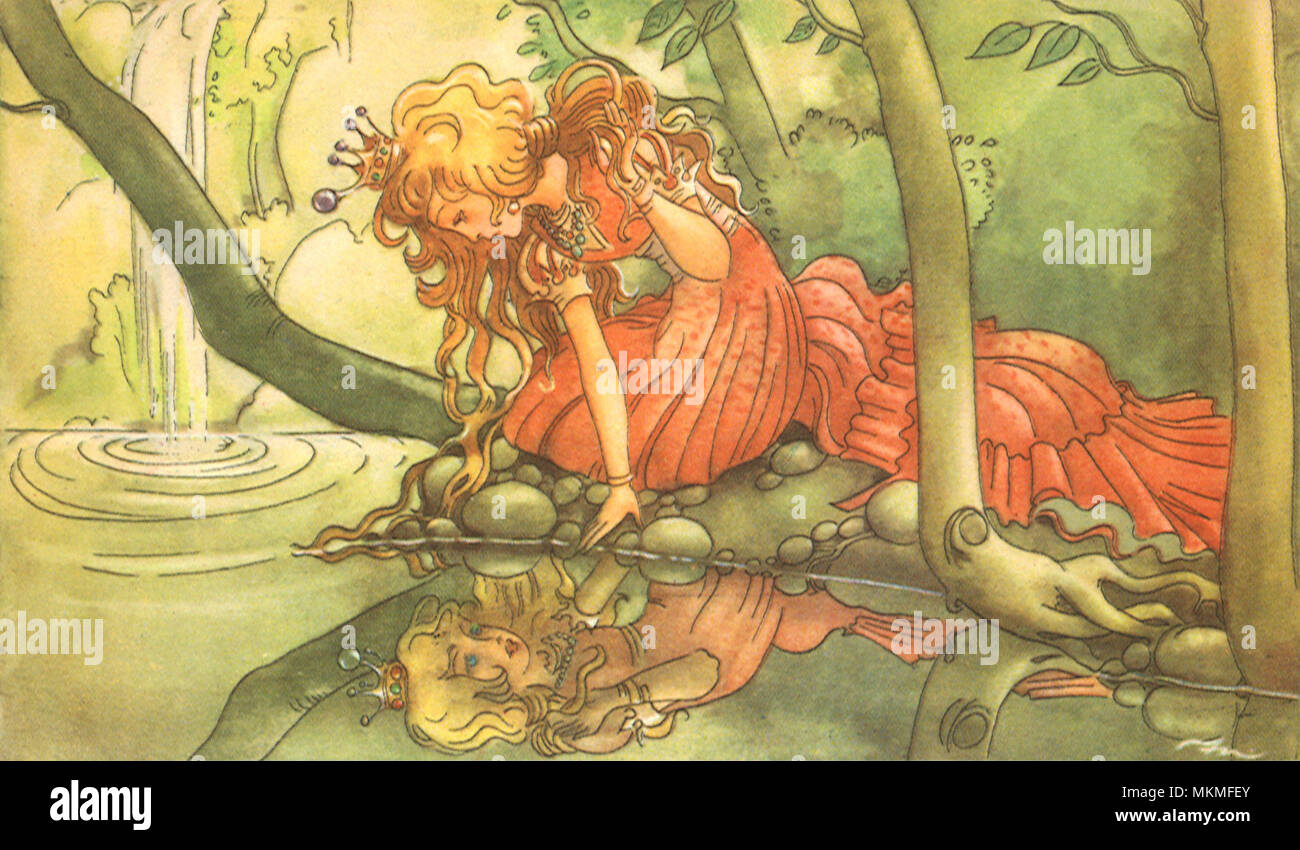 Self gaze hi-res stock photography and images - Alamy