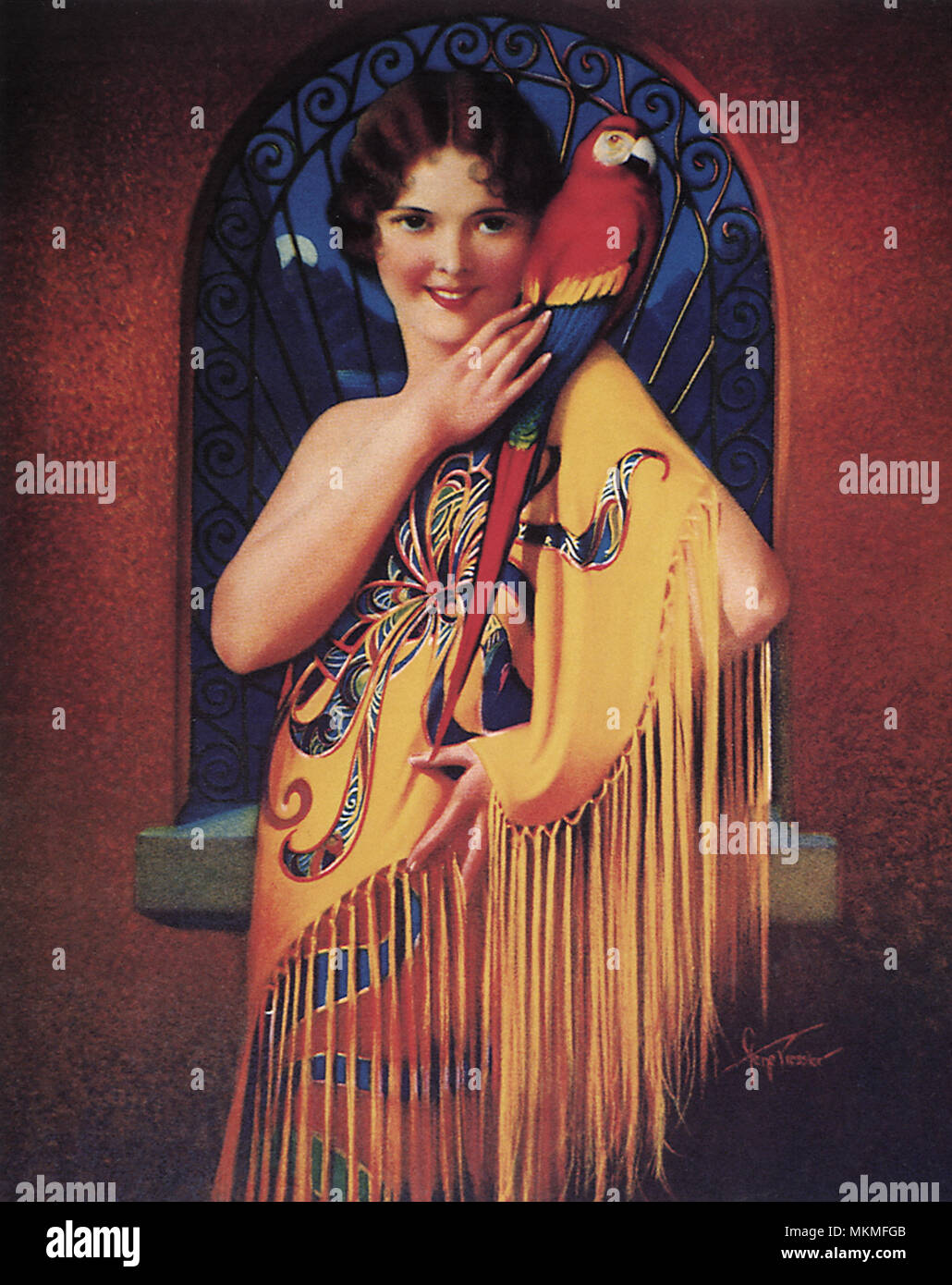 Left parrot hi-res stock photography and images - Alamy