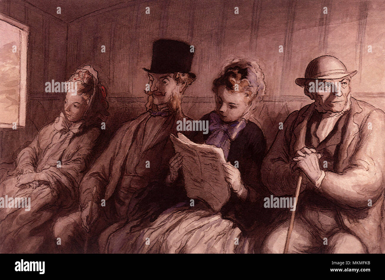 The First Class Railway Carriage Stock Photo - Alamy
