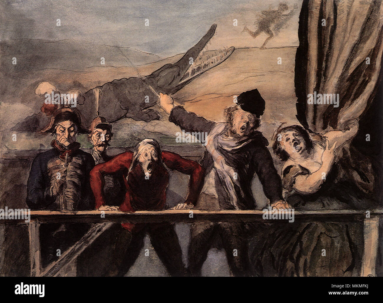 Parade of Saltimbanques Stock Photo - Alamy